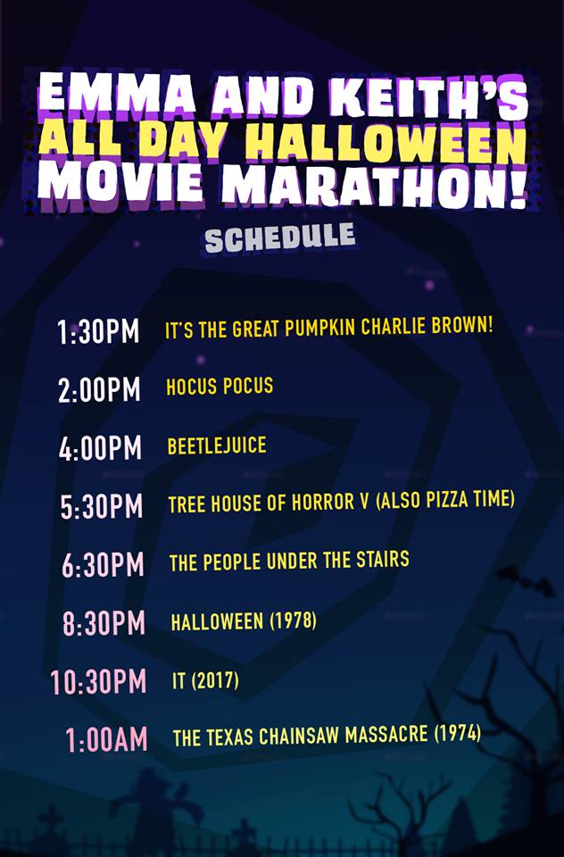8 Tips for Hosting an All Day Halloween Movie Marathon!